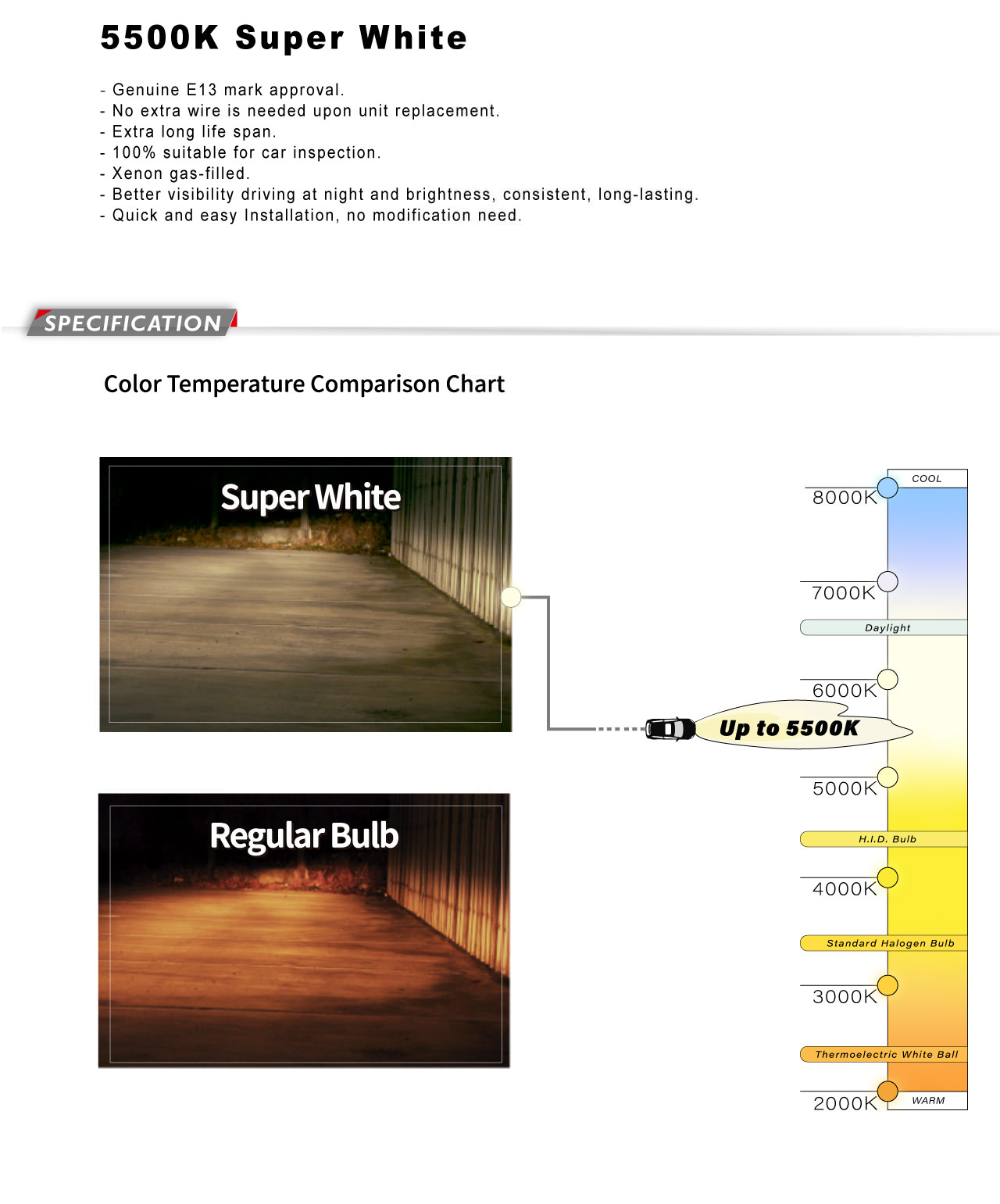 SUPER WHITE 5500K - APEX WANG'S CORPORATION